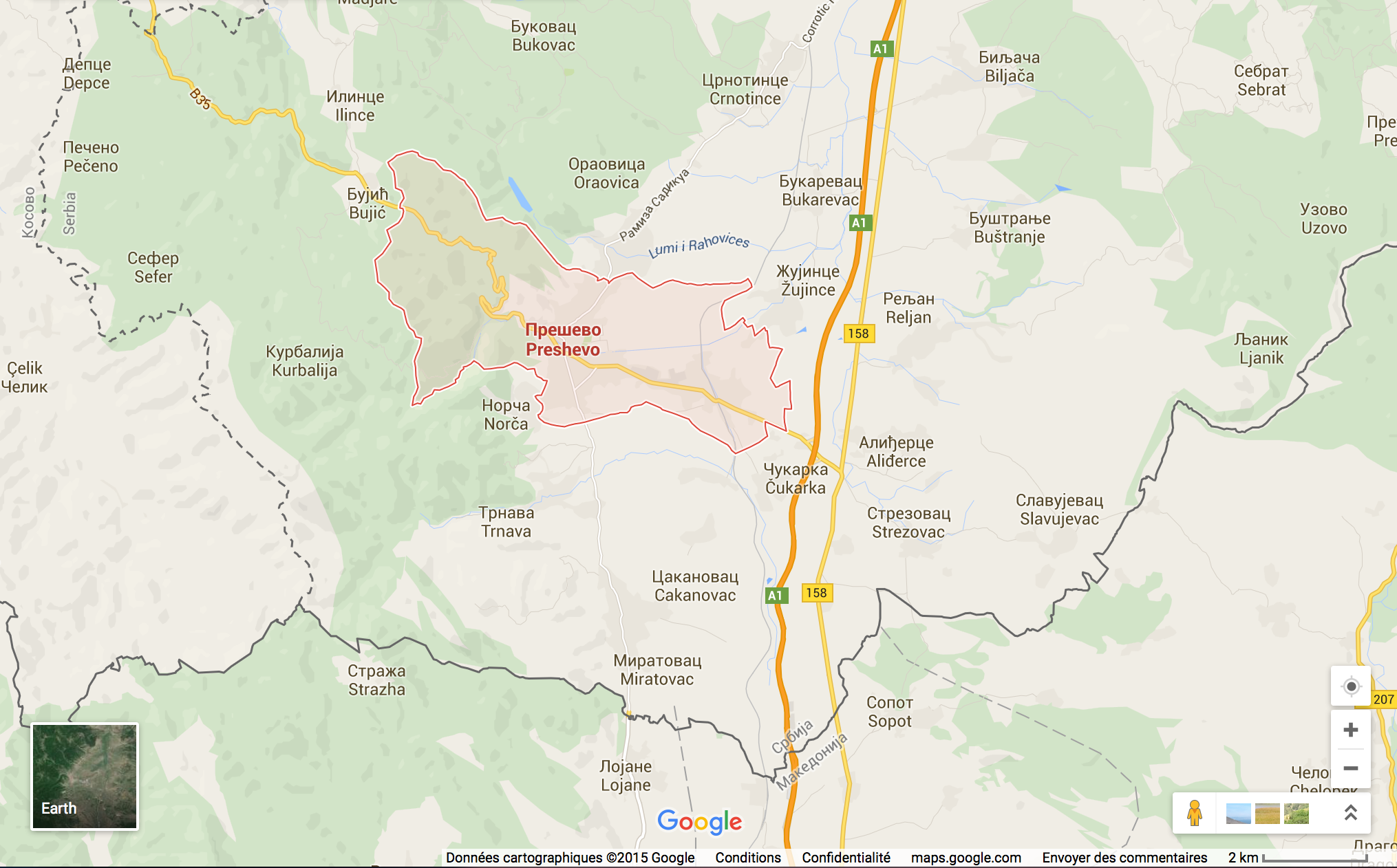 Preliminary report from Preševo - Gauge